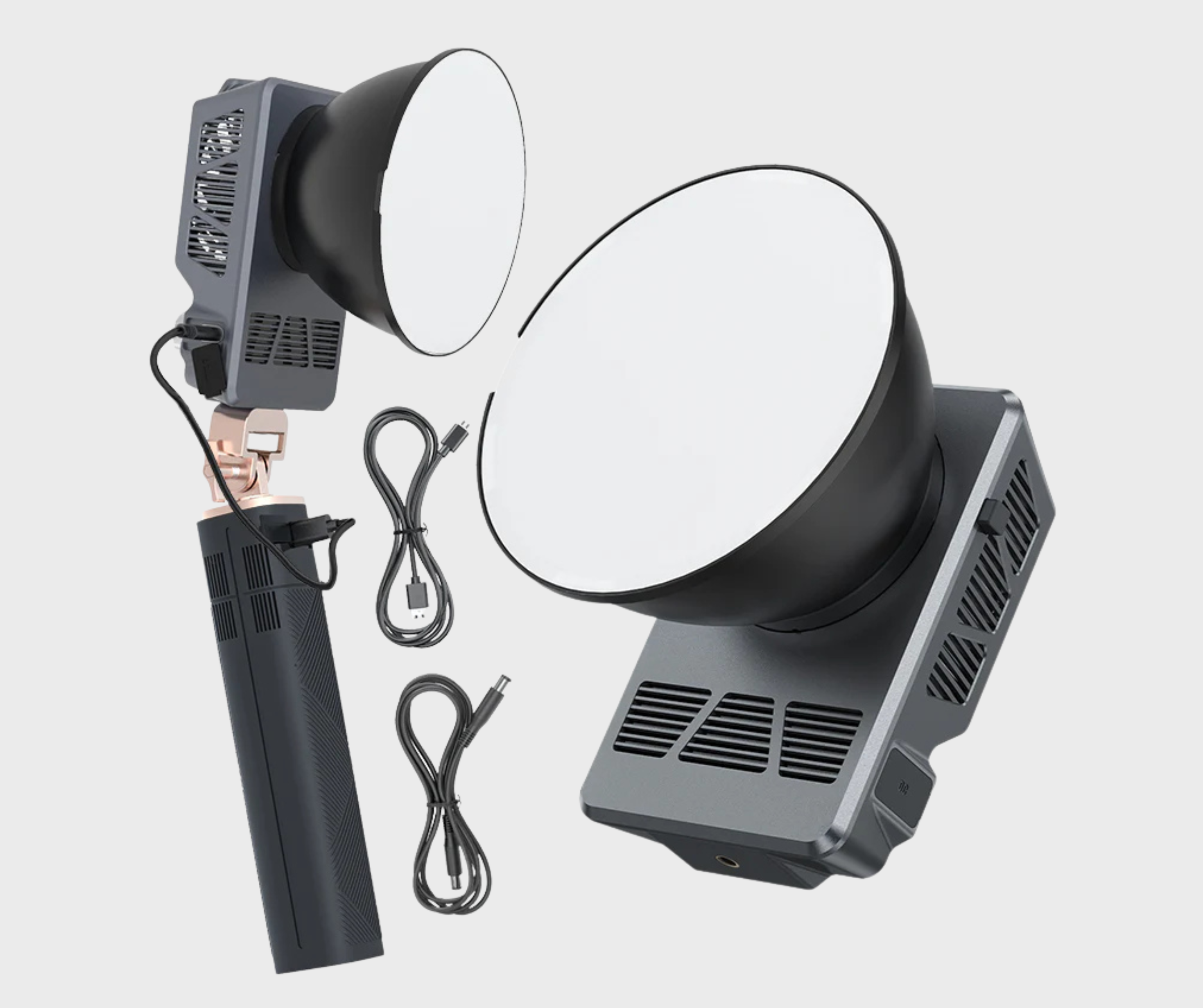 Mamen 100W RGB LED COB Professional LED Video Light with 140W Power Su ...